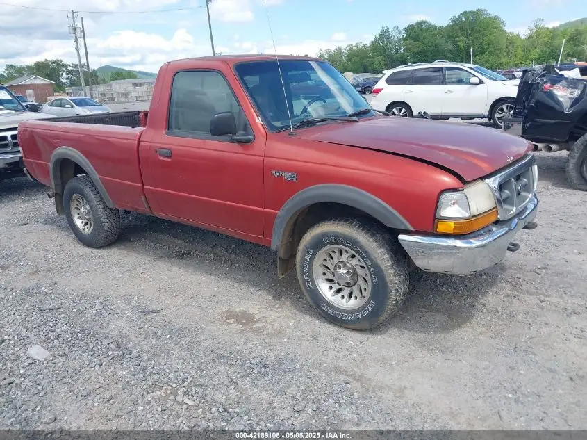 VIN: 1FTZR11XXXPB07153 | FORD RANGER 1999 XLT Red 4.0L V-6 160HP free ...