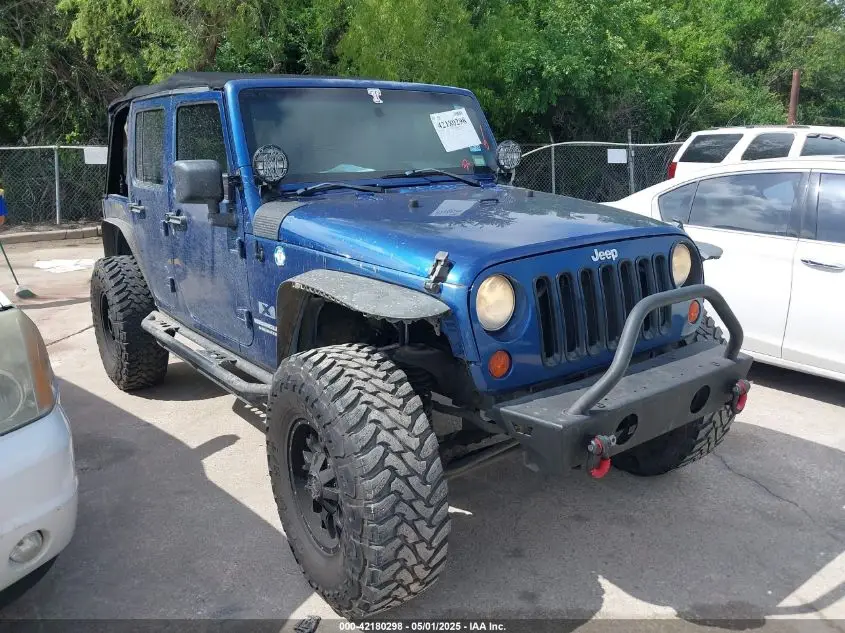 VIN: 1J4GA39199L744467 | JEEP WRANGLER UNLIMITED 2009 X Blue 3.8L V-6 ...