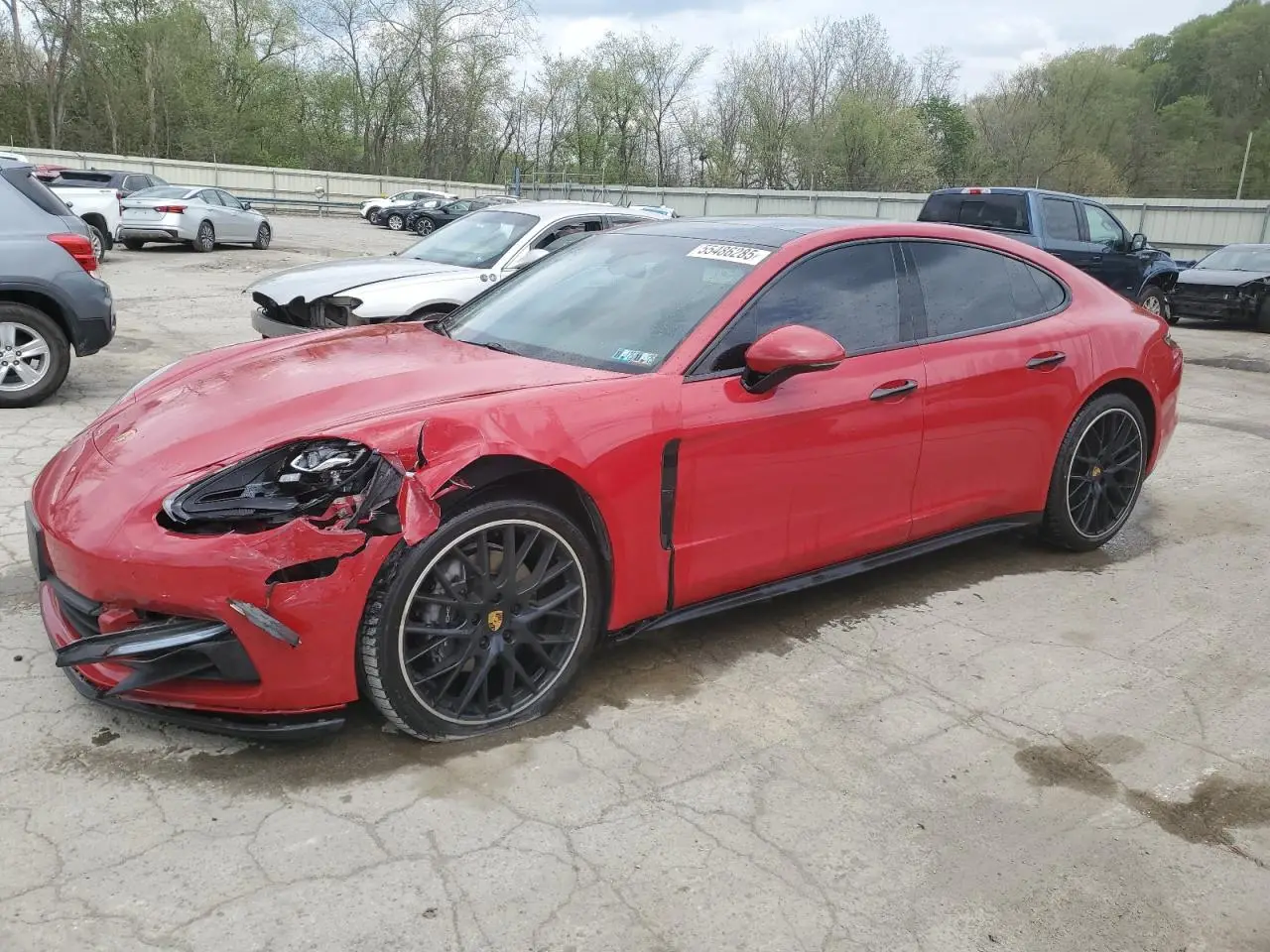 VIN: WP0AA2A76JL111841 | PORSCHE PANAMERA 2018 4 RED 3.0L 6 free car ...
