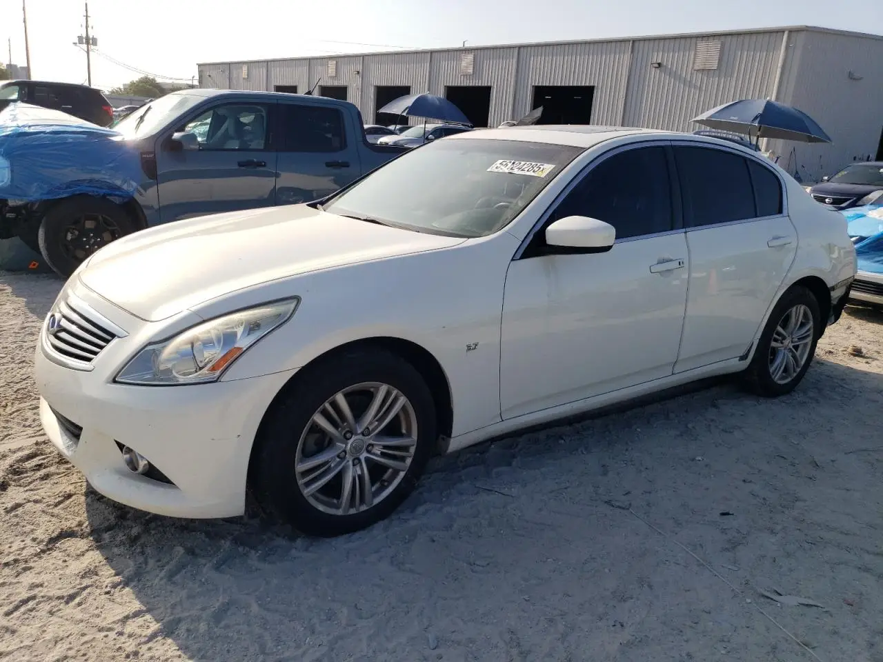 VIN: JN1CV6AR8FM522894 | INFINITI Q40 2015 WHITE 3.7L 6 free car ...