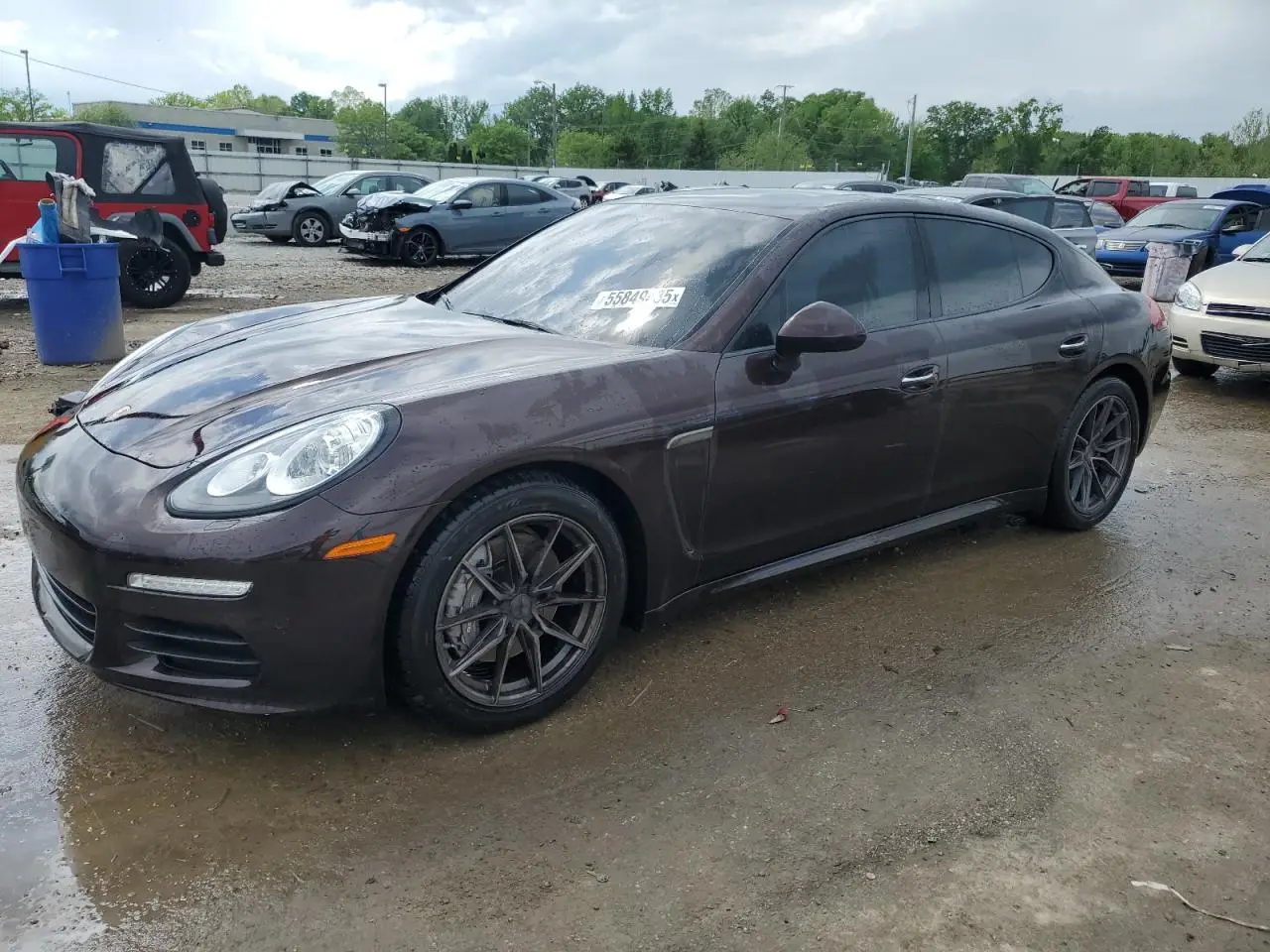 VIN: WP0AA2A72FL005765 | PORSCHE PANAMERA 2015 2 MAROON 3.6L 6 free car ...