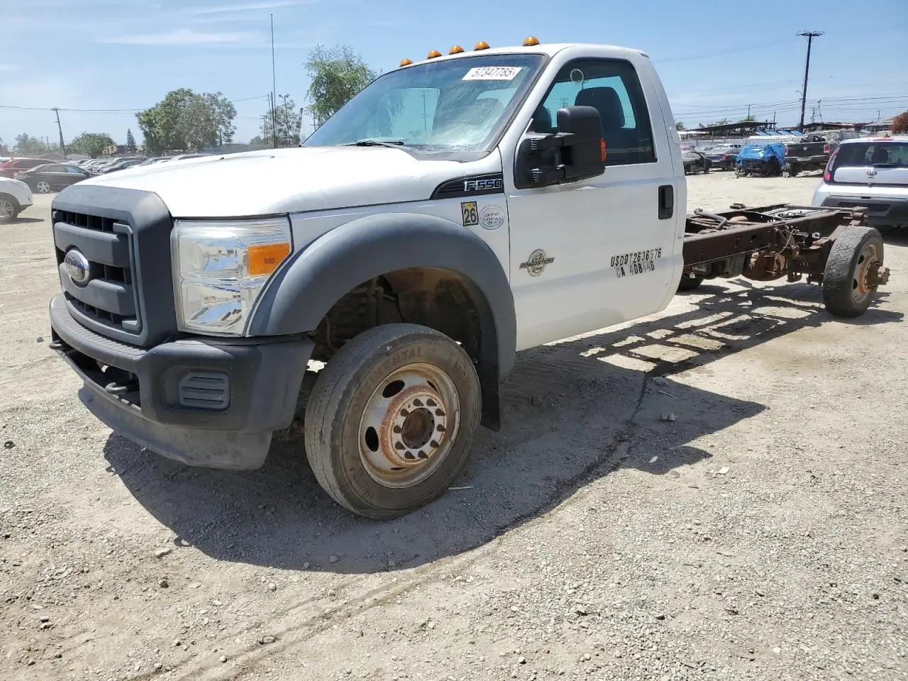 VIN: 1FDUF5GT4CEB08153 | FORD F550 2012 car history - Stat.vin