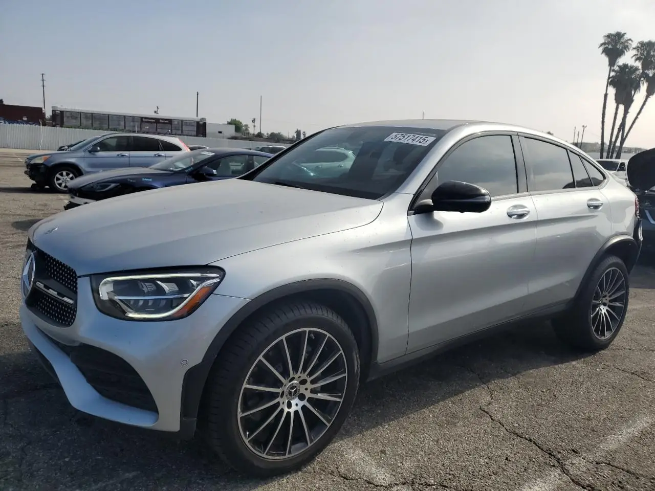 VIN: W1N0J8EB1MF874553 | MERCEDES-BENZ GLC-CLASS 2021 GLC COUPE SILVER ...