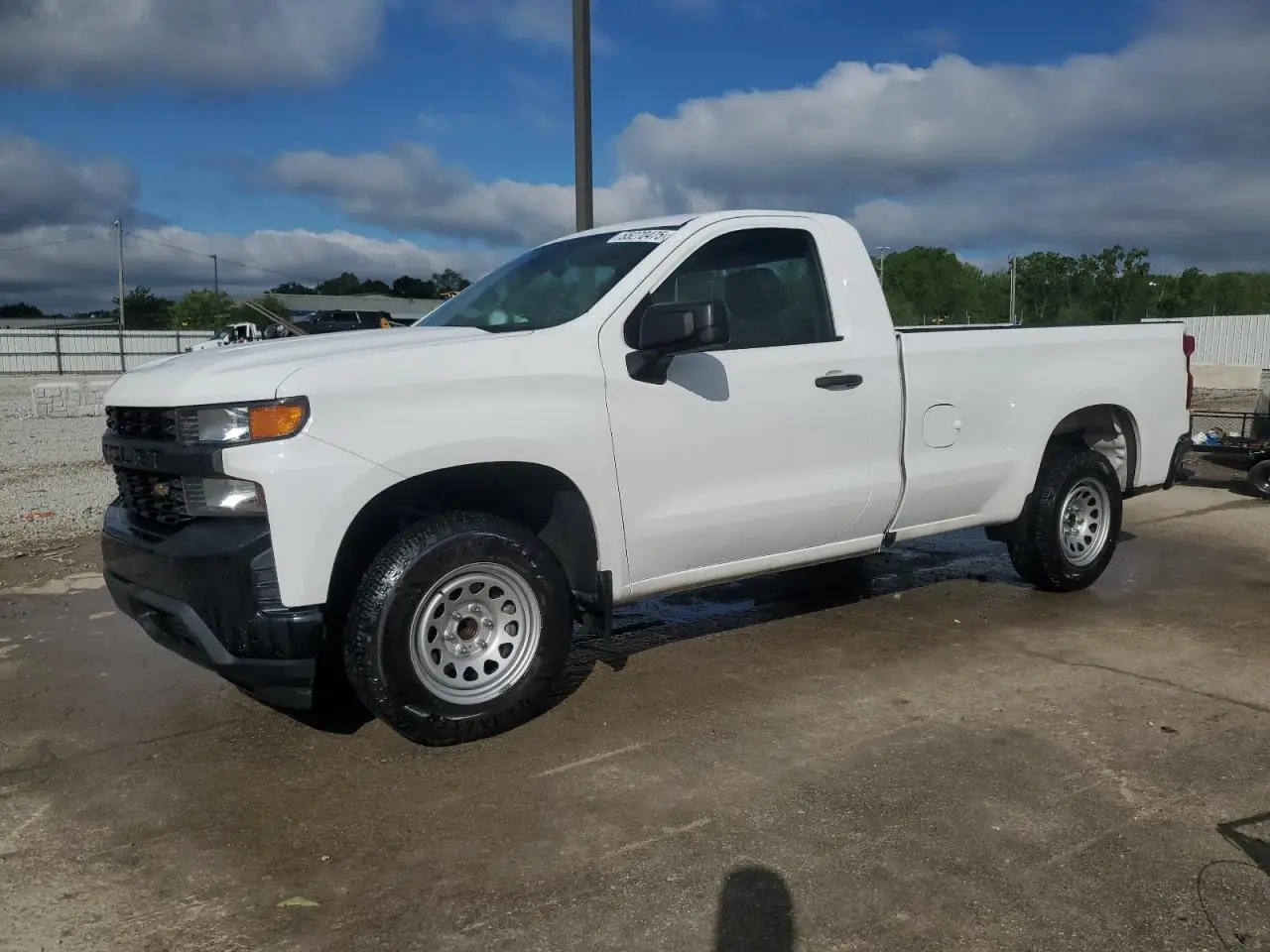 VIN: 3GCNWAEHXLG130201 | CHEVROLET ALL Models 2020 SILVERADO WHITE 4.3L ...